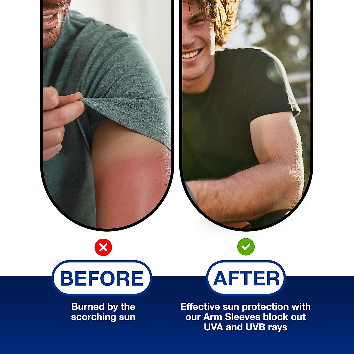 ARMORAY Arm Sleeves for Men - Tattoo Cover Up Sleeves - Arm Sleeves for Women - Sleeves to Cover Arms for Women & Men - Arm Compression Sleeve