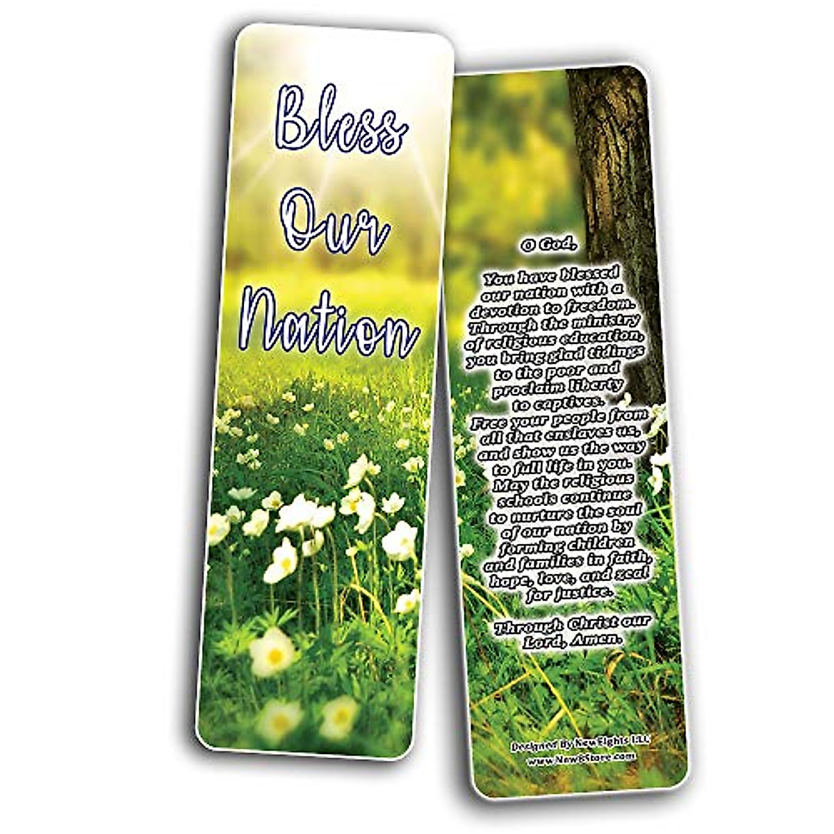 Prayers for Nations Bookmarks (60-Pack) - Perfect Giftaway for Sunday School and Ministries