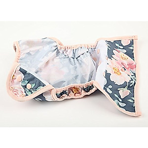 One Size Cloth Diaper Cover Snap with Double Gusset (Rose)