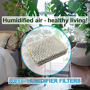 HQRP 2-Pack Humidifier Wick Filter Replacement for Hunter 31941 94124 Compatible with Hunter 33201, 33202, 33204, 33222, 33223, 37201, 37202, 37222, 37223, 36202 Humidifiers