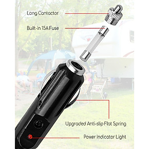 Car Charger Cable 12V/24V Fit for Ecoflow Delta/River Series Bluetti EB55 Anker 757/767 XT60 Connector Portable Power Station DC Adapter, 6.6Ft 14AWG