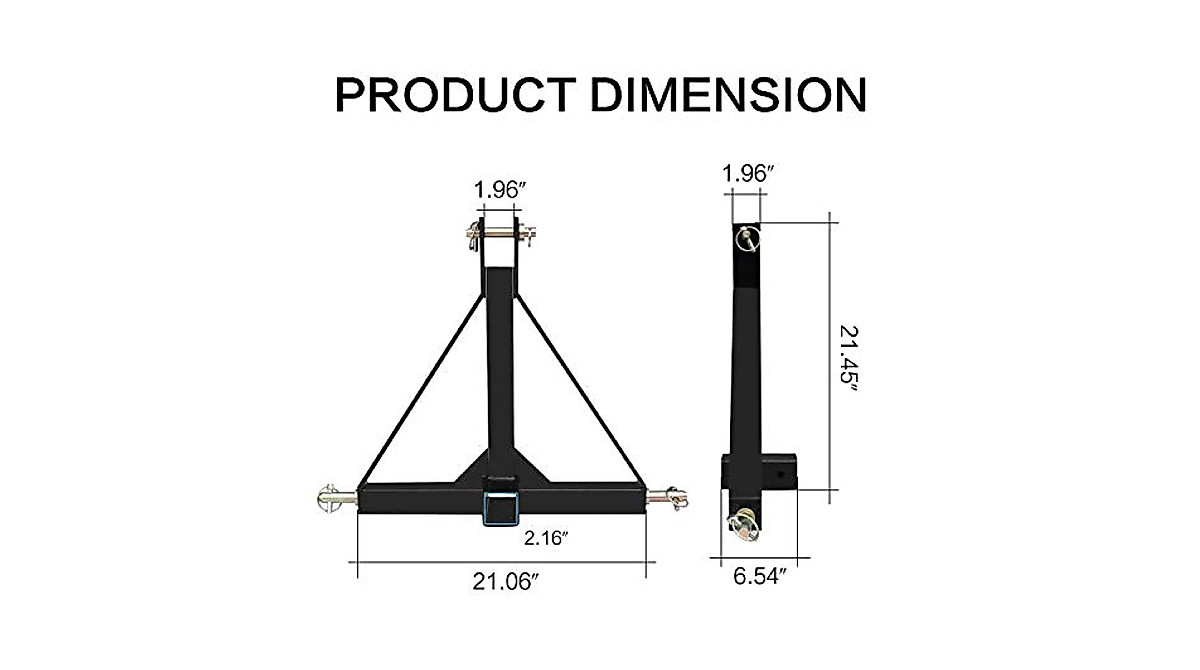 EBESTTECH 2 Inch Receiver Hitch for Heavy Duties