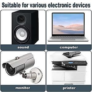 Power Cord Replacement for Cricut Maker, 18V 3A Power Adapter Compatible with Cricut Explore Air 2 Cutting Machine, Power Cord for Cricut Cutting Machine, Charger Power Supply Wall Plug Cord (White)