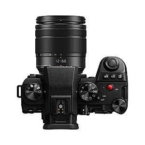 Panasonic LUMIX G9II Micro Four Thirds Camera, 25.2MP Sensor with Phase Hybrid AF, Powerful Image Stabilization, High-Speed Perfomance and Mobility with 12-60mm F2.8-4.0 Lens - DC-G9M2LK