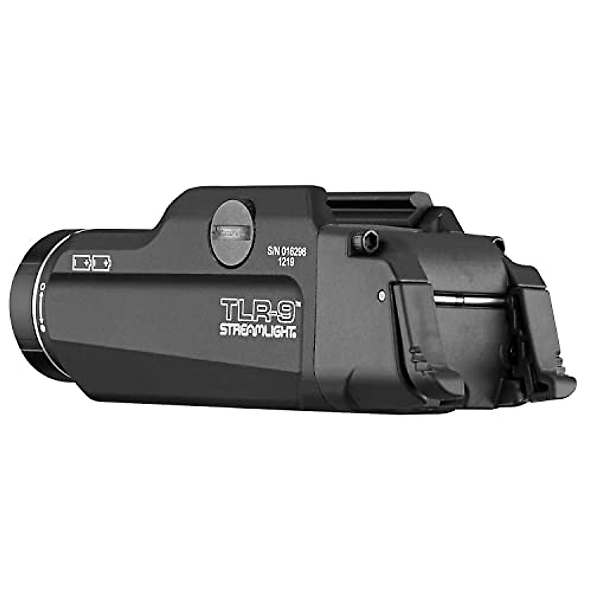 Streamlight 69464 TLR-9 Flex Low-Profile Rail-Mounted Tactical Light with CR123A Lithium Batteries, Black