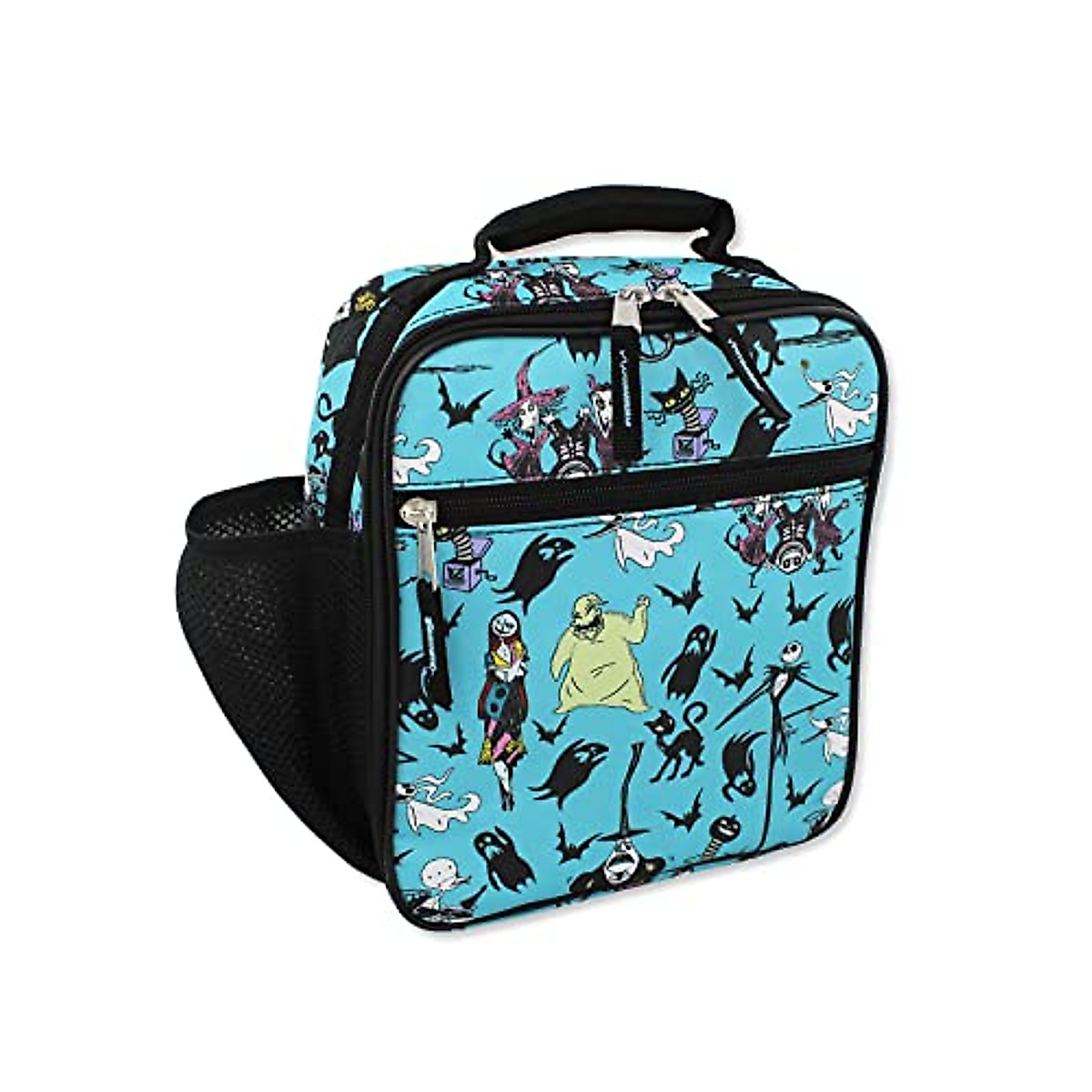 Disney Nightmare Before Christmas Boys Girls Soft Insulated School Lunch Box (One Size, Teal)