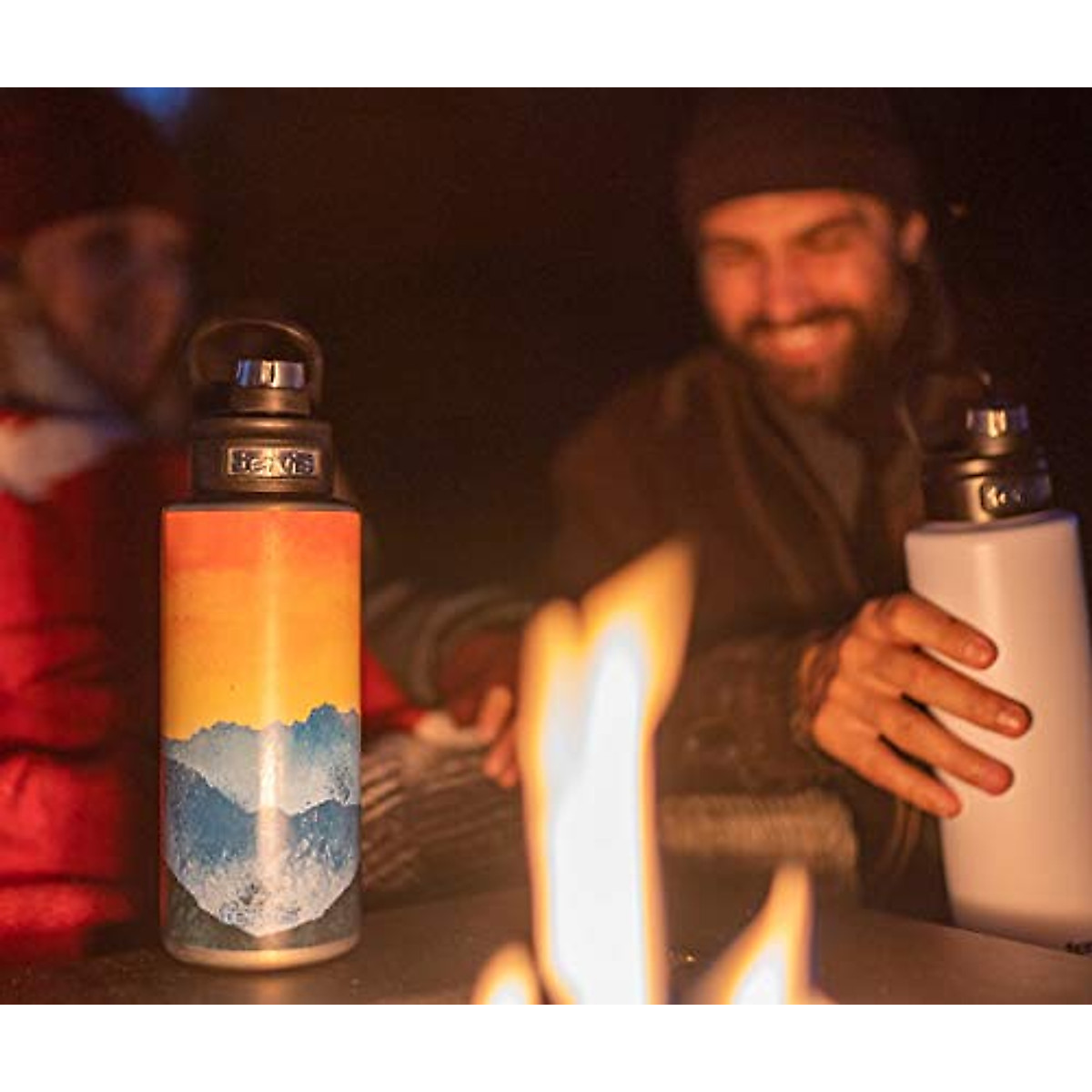 Tervis Ombre Outdoors Water, 32 oz Wide Mouth Bottle, Stainless Steel