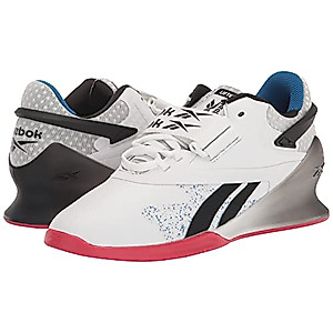 Reebok Men's Legacy Lifter II Cross Trainer, White/Black/Vector Red, 12