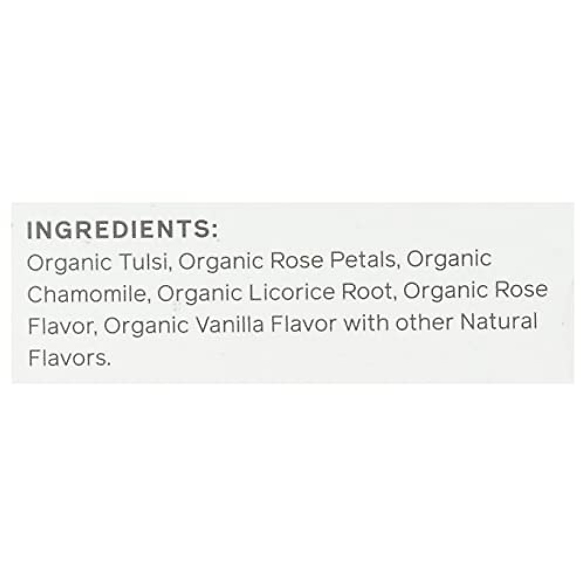 Allegro Tea, Organic Rose Tulsi Tea Bags, 20 ct