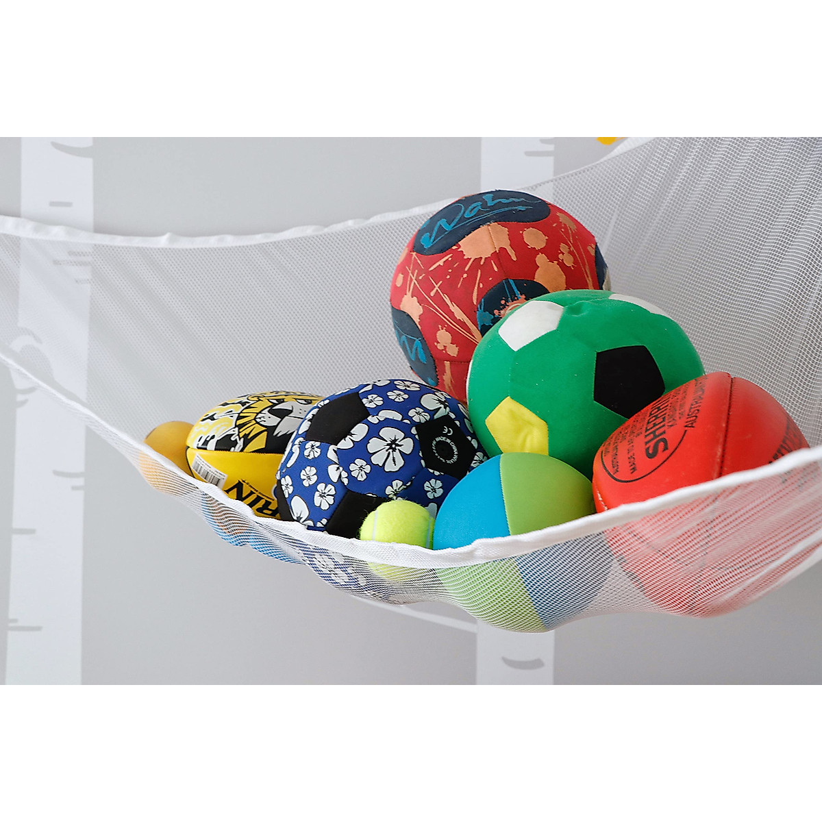 Dreambaby Jumbo Toy Storage Corner Hammock Net Organizer - 6 ft Long - Holds up to 30lbs Maximum Weight - Model L693