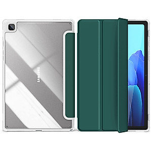 Galaxy Tab A7 Case 10.4 Inch (SM-T500 T503 T505 T507), Protective Stand Case Clear Hard Shell Cover for 10.4 Inch Samsung Tab A7 Tablet 2020 - Green