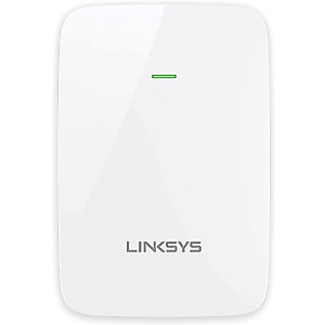 Linksys WiFi Extender, WiFi 5 Range Booster, Dual-Band Booster, Repeater, 6,500 Sq. ft Coverage, Speeds up to (AC1200) 1.2Gbps - RE6350
