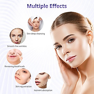 UNOISETION Microdermabrasion Machine Professional 3 in 1 Diamond Microdermabrasion Machine for Facial Skin Care Home Diamond Dermabrasion Machine with Eye Massager & 9 Microdermabrasion Tips