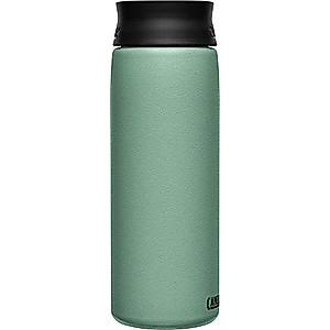 CamelBak Hot Cap Travel Mug, Insulated Stainless Steel, Perfect for taking coffee or tea on the go - Leak-Proof when closed - 20 oz, Moss