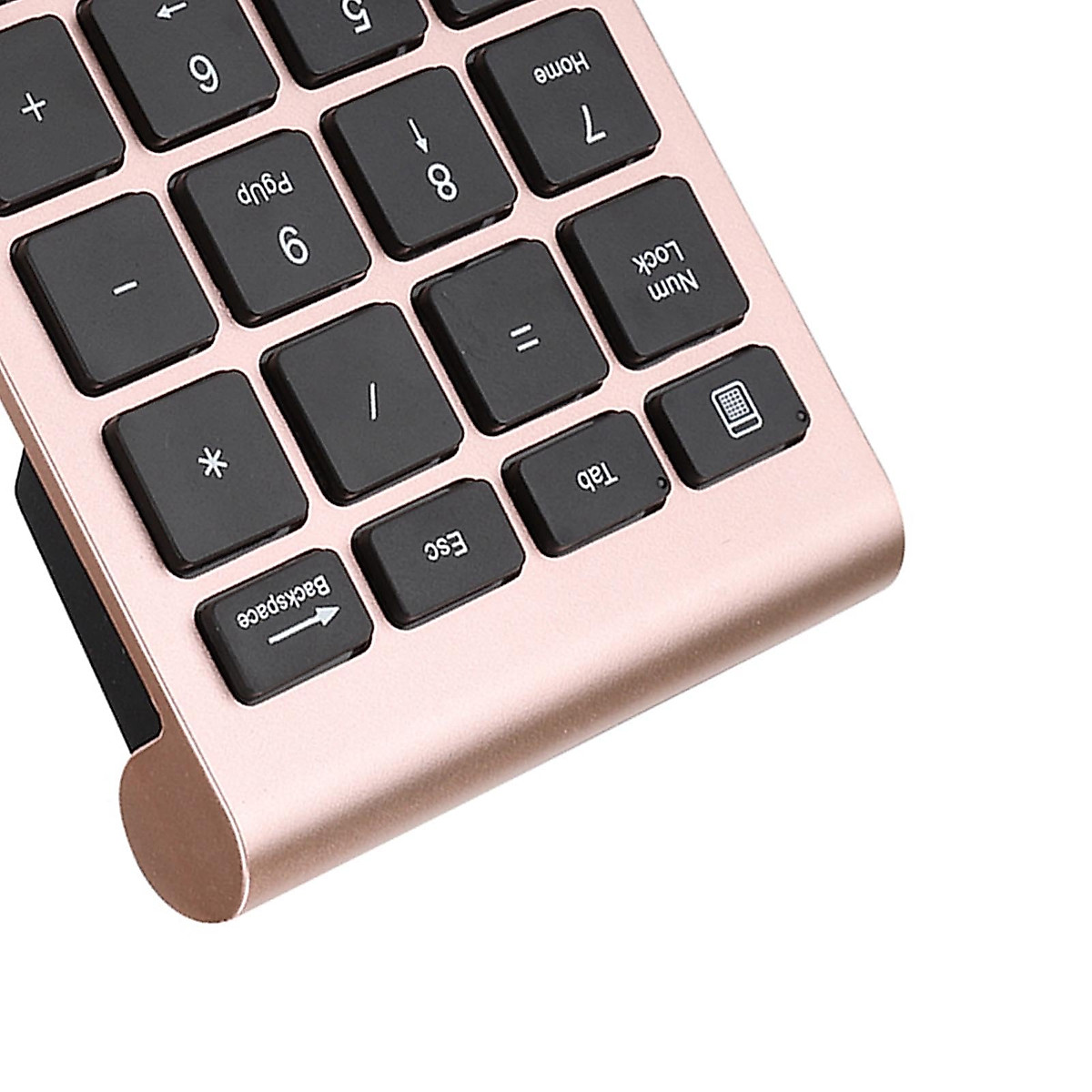22 Keys Numeric Keypad, Number Pads BT Number Pad 22 Keys BT Number Pad for Laptop Pc Desktop Notebook (Rose Gold)