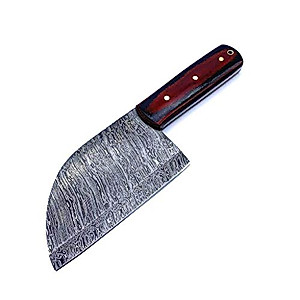 Handmade damascus Steel cleaver chopper knife chef knife