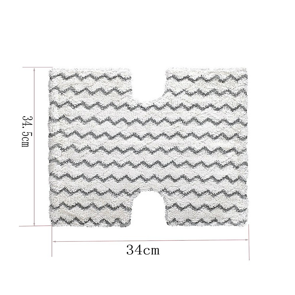 3 Pack Steam Mop Pads Replacement for Shark Lift-Away Pro & Genius Steam Pocket Mop System S3973 S3973D S3973WM S5001 S5002Q S5003A S5003D S5004 S5004W S6001W S6001WM S6002 S6002C S6003D S6003W P184WQ