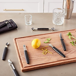 Mercer Culinary 8-Piece Garnishing Kit,Black