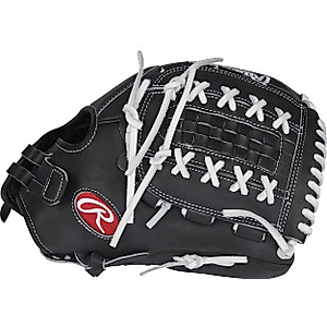Rawlings | HEART OF THE HIDE Fastpitch Softball Glove | 12.5" | Double-Laced Basket Web | Right Hand Throw