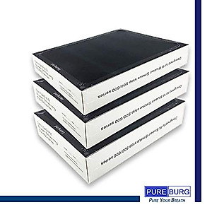 GreenR3 3-Pack Replacement Filter for Blueair 500/600 Series SmokeStop Filter, Odor Removal Classic 501, 503, 510, 550E, 555EB, 601, 603, 650E, 505, 605