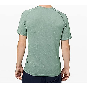 Lululemon Athletica Lululemon Mens Metal Vent Tech Short Sleeve Shirt (Sea Water/Tidewater Teal, L)