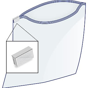 GPI - Slider Zip Food Storage Bags, 9" x 12" 3 Mil Heavy Duty, Strong & Durable For Freezer Storage, 100 Count