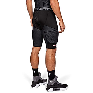 Under Armour Gameday Armour 3-Pad Short Bball-BLK,MD