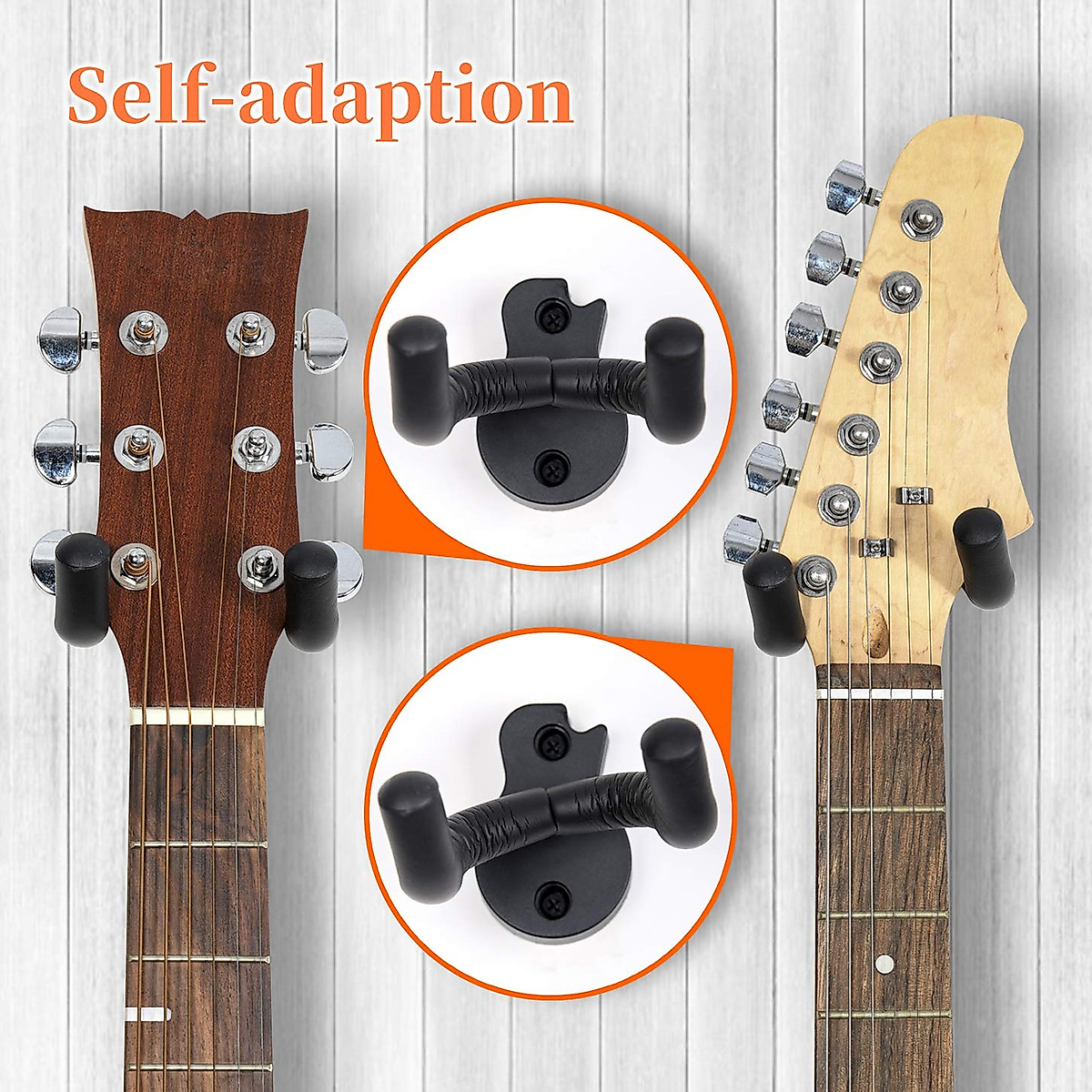 Guitar Wall Hangers,Guitar Hanger Wall Mount,Guitar Hooks for Wall