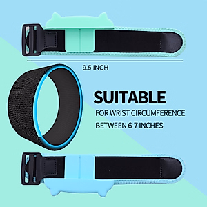 NANANINO Switch Wrist Bands, Cute and Comfortable Wristbands for Just Dance 2024 Nintendo Switch, Switch Joy Con Wrist Bands for Switch Boxing Games