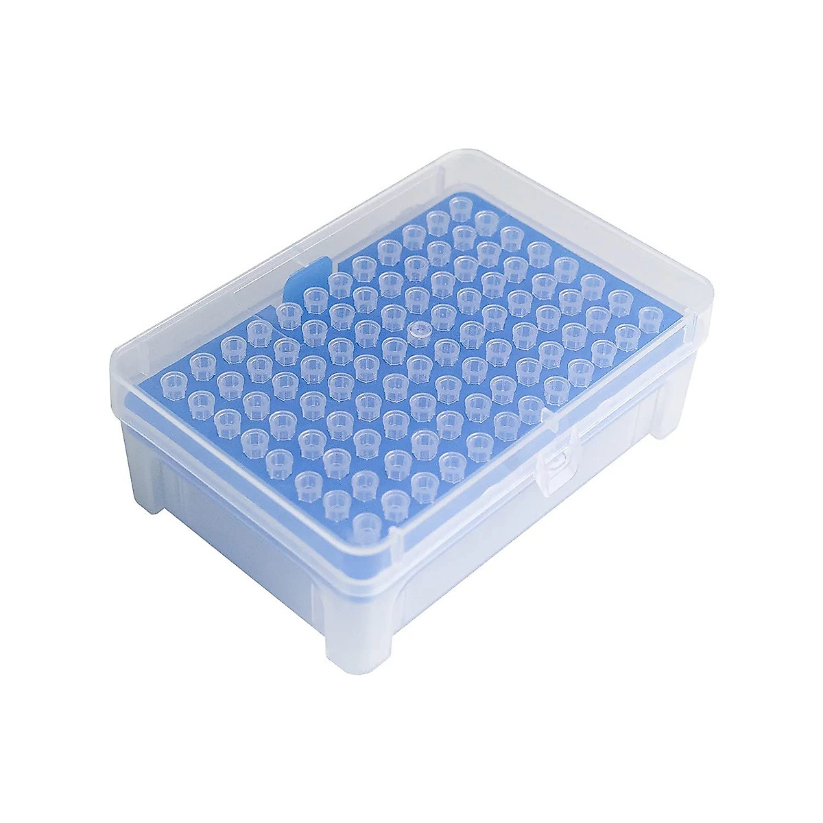 10ul Pipette Tips - Universal Pipette Tips - Racked,RNase/DNase Free & Pyrogen Safe, Clear, 96 Tips/Rack Pk x 10 Racks（960 Tips）