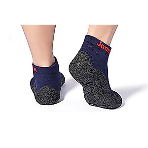 Joomra Mens Barefoot Trail Running Sock Shoes Size 10 Unisex Minimalist Pilates Zero Drop Athletic Hiking Indoor House Slipper for Women Sticky Kayaking Trekking Workout Sneaker Blue