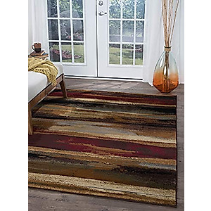 Universal Rugs Dakota Modern Contemporary Large 8x10 Area Rug for Living Room, Dining, Bedroom, Entryway, Kitchen, Hallway, Alfombras para Salas Modernas Grandes, 7 ft 10 in x 10 ft 3 in, Multi-color