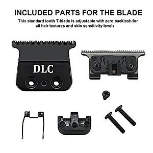 Replacement Blades DLC 2.0 Compatible With BaBylissPRO FX787 and FX726,for Outlining Hair Trimmers FX787 and LoPROFX Trimmers FX726,Black