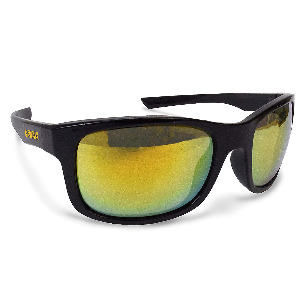 DEWALT DPG107 Supervisor™ Premium Safety Full frame Eyewear - Black Frame - Yellow Mirror Lens