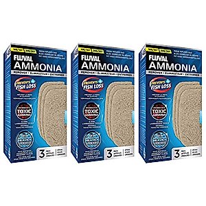 Fluval 9 Pack of Ammonia Remover for 106/206 and 107/207 Aquarium Filters