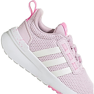 adidas Kids Racer TR21 Running Shoe, Clear Pink/Zero Metallic/Beam Pink, 7 US Unisex Toddler