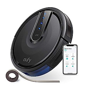 eufy [BoostIQ] RoboVac 35C, Robot Vacuum Cleaner, Wi-Fi, Upgraded, Super-Thin, 1500Pa Strong Suction, Touch-Control Panel, 6ft Boundary Strips, Quiet, Self-Charging, Cleans Hard Floors(Renewed)