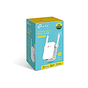 TP-Link N300 WiFi Extender(TL-WA855RE)-WiFi Range Extender, up to 300Mbps speed, Wireless Signal Booster and Access Point, Single Band 2.4Ghz Only