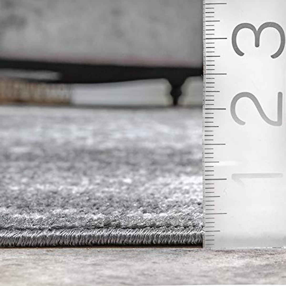 nuLOOM Delores Persian Area Rug, 4' x 6', Dark Grey