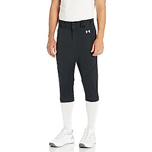 Under Armour Men's Utility Baseball knicker 22, (001) Black / / White, X-Large