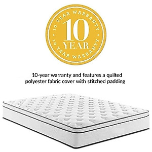 Allora 8" Narrow Twin Memory Foam Narrow Twin Mattress with Individually Encased Coils in White