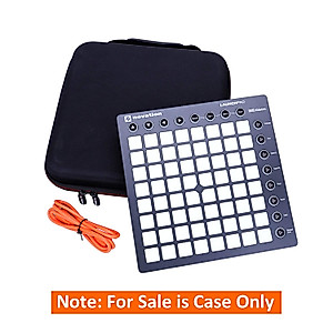 LTGEM EVA Hard Case for Novation Launchpad X Grid Controller- Travel Protective Carrying Storage Bag(Sale Case Only)