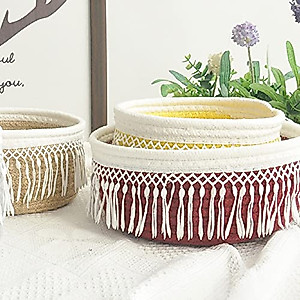 Cotton Line Makeup Storage Basket No Sharp Corners Large Capacity Small Debris Box