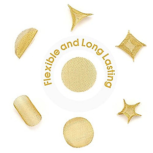 200pcs 3/4 Inch Brass Pipe Screens, 3/4 Inch Brass Pipe Screen with Storage Box