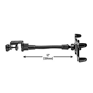 Arkon TAB086-12 Heavy Duty Tablet Clamp Mount with 12 inch Neck for iPad Pro iPad Air Galaxy Note 10.1 Retail Black