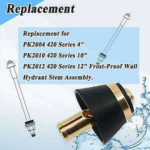 Ebrmeiwo PK2016 420 Series Springless Check Assembly, CHK Valve, Replacement Part for Frost-Proof Wall Hydrant Stem Assembly