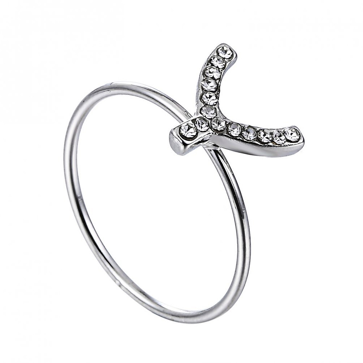 Gmai Bohemian Vintage Women Crystal Joint Knuckle Nail Ring Set of 10 pcs Finger Rings Punk Ring Gift (Punk)