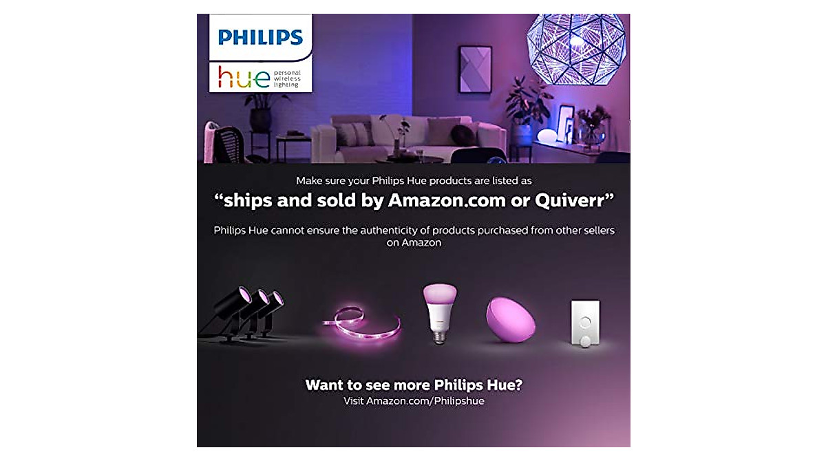 Philips Hue Smart Recessed Downlight - 16 Million Colors & Bluetooth