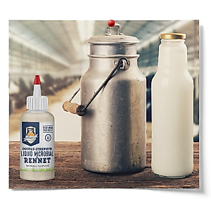 Liquid Microbial Rennet For Cheese Making | Vegetarian | Milk Coagulant | Make Cheese At Home Including Vegan Cheese |