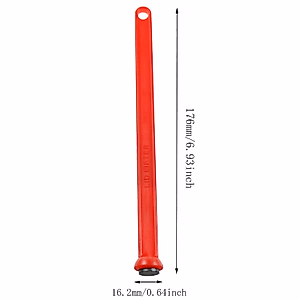 ZZHXSM 2pcs Canning Bubble Popper Bubble Remover and 2pcs Jar Lid Lifter Magnetic Lid Lifter, Household Canning Tools Kitchen Canning Tools, Red